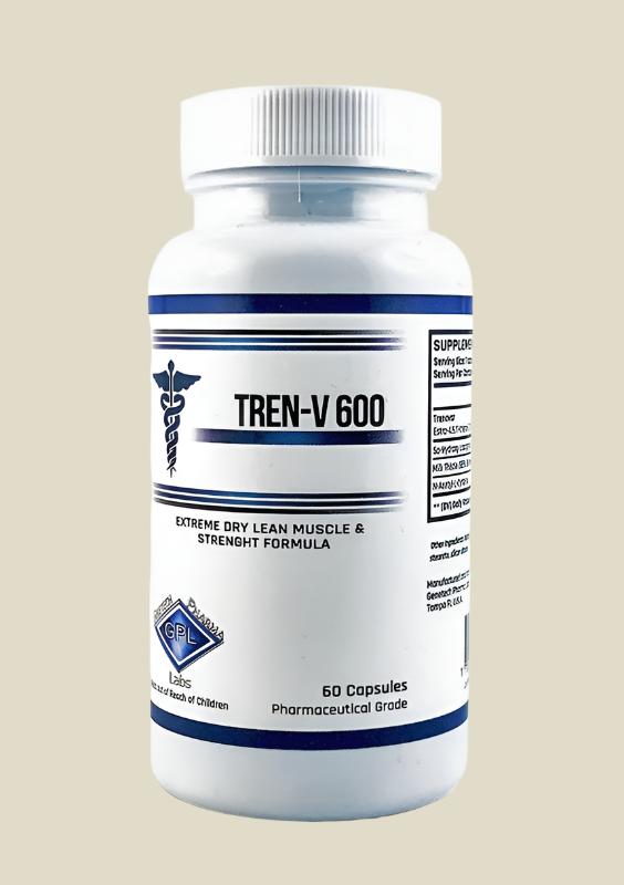 Genetech Pharma Labs Tren-V 600 | Muscle Gain Supplement – GIGACULT